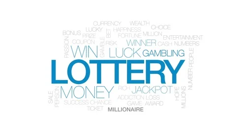 Lottery animated word cloud, text design... | Stock Video | Pond5
