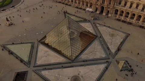 Paris Drone Louvre Stock Video Footage | Royalty Free Paris Drone ...