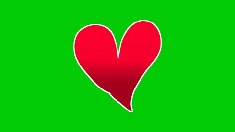 Love heart beating animation sign symbol... | Stock Video | Pond5