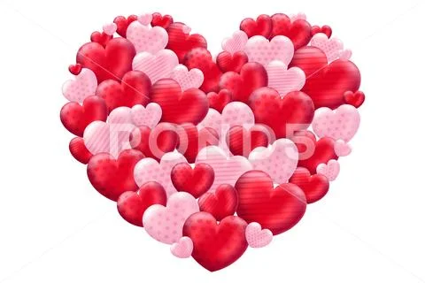 Love heart template: Royalty Free Illustration #231301082