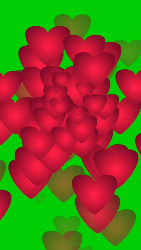 Love hearts shape sign symbol animation | Stock Video | Pond5