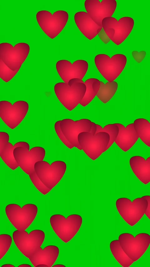 Love hearts shape sign symbol animation | Stock Video | Pond5