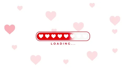 Love Loading Bar Animation For Valentine... | Stock Video | Pond5