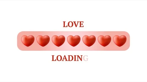 Love Loading Bar Animation For Valentine... | Stock Video | Pond5