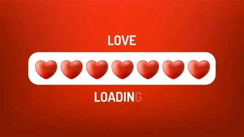 Love Loading Bar Animation For Valentine... | Stock Video | Pond5