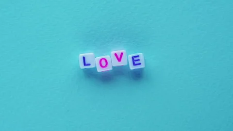 love word romantic message animation gif... | Stock Video | Pond5