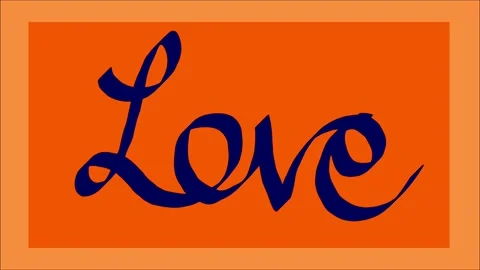 Love word text animation background vide... | Stock Video | Pond5