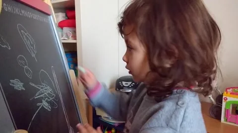 Girl Singing Drawing Stock Videos – Royalty-Free HD & 4K Videos