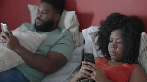 Lovely romantic couple had a fight, layi... | Stock Video | Pond5