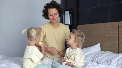 Loving, sweet, caring mother of two daug... | Stock Video | Pond5