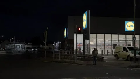 Supermarket Night Stock Footage ~ Royalty Free Stock Videos | Pond5