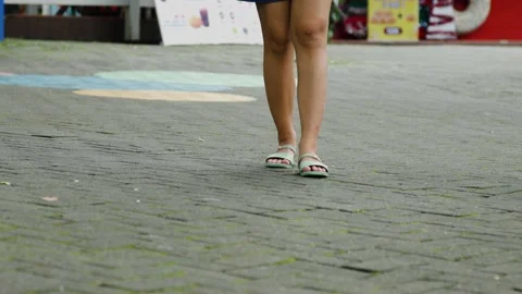 Low angle crowd of people walking showin... | Stock Video | Pond5