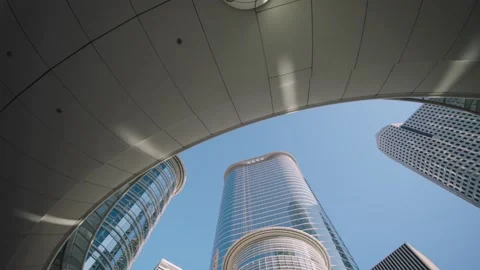 Low angle view of 1600 Smith street and ... | Stock Video | Pond5