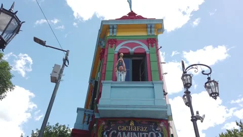 Low angle view of Lionel Messi's Statue ... | Stock Video | Pond5