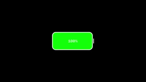 Low battery icon charging animation on b... | Stock Video | Pond5