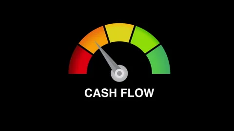Low cash flow level dial scale motion gr... | Stock Video | Pond5