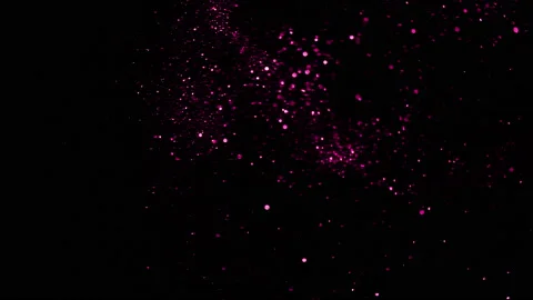 Low-gloss purple dust particles in the a... | Stock Video | Pond5