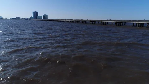 Lake Pontchartrain Causeway Stock Footage ~ Royalty Free Stock Videos | Pond5