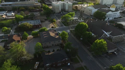 A low pan up to reveal the Dallas skylin... | Stock Video | Pond5