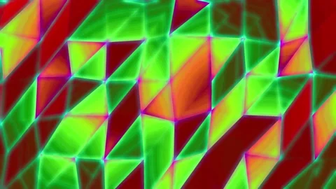 Low poly edge glow abstract animation gr... | Stock Video | Pond5