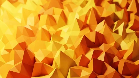 Low poly fire background, seamless loop. | Stock Video | Pond5