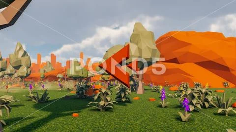 Low poly planet Earth white landscape background sustainable ...