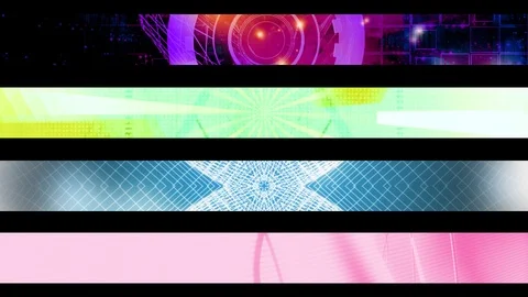 Lower thirds looping animations | Stock Video | Pond5