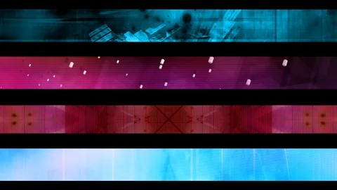 Lower thirds looping animations | Stock Video | Pond5