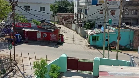 LPG Gas cylinder delivery boy is deliver... | Stock Video | Pond5