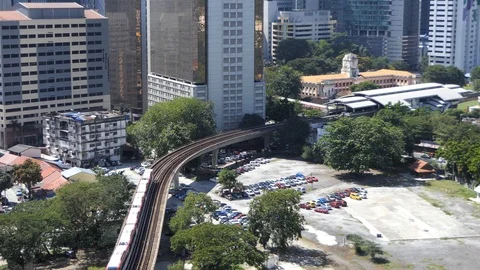 LRT Metro subway Train drive in subway s... | Stock Video | Pond5