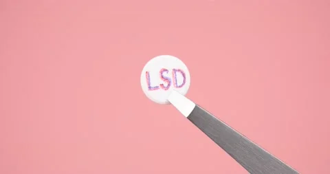 lsd white pill closeup, lysergic acid ps... | Stock Video | Pond5
