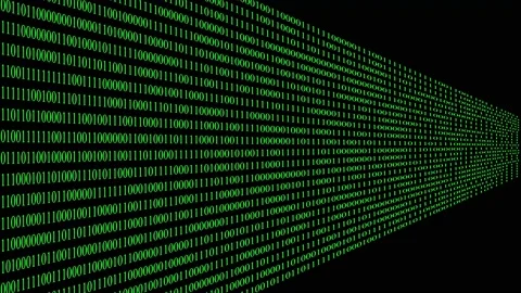Binary Code Perspective Stock Footage ~ Royalty Free Stock Videos | Pond5