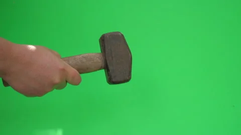 Lump Hammer D on Green Screen Chroma Key... | Stock Video | Pond5