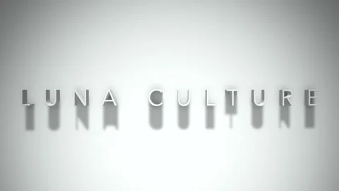 luna culture 3D title animation with sha... | Stock Video | Pond5