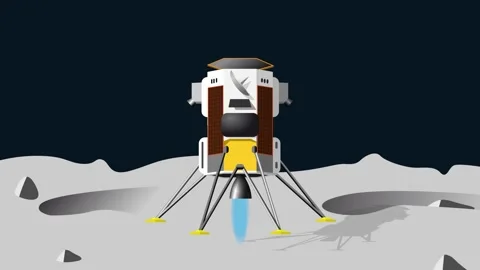 Lunar Misssion Animated Stock Footage ~ Royalty Free Stock Videos | Pond5