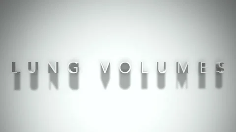 lung volumes 3D title animation white te... | Stock Video | Pond5