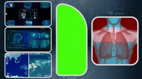 Lungs digital - Computer Scanning - Hum... | Stock Video | Pond5