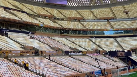 Lusail Stadium Architecture design host ... | Stock Video | Pond5