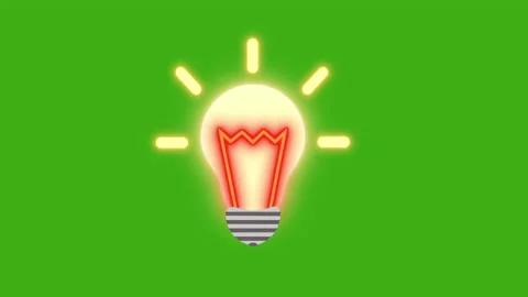 lustrated animation of a blinking light ... | Stock Video | Pond5