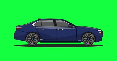 Luxury Car Animation Luxury Car Green Sc... | Stock Video | Pond5