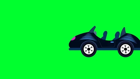 Luxury colorful Car Green screen Animati... | Stock Video | Pond5