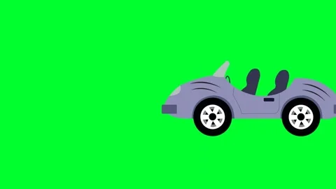 Luxury colorful Car Green screen Animati... | Stock Video | Pond5