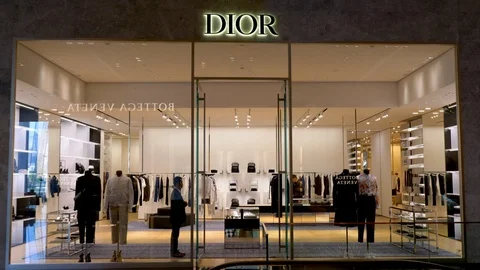 Luxury Dior storefront in the Icon Siam ... | Stock Video | Pond5
