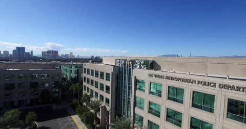 LVMPD Headquarters Las Vegas police day ... | Stock Video | Pond5