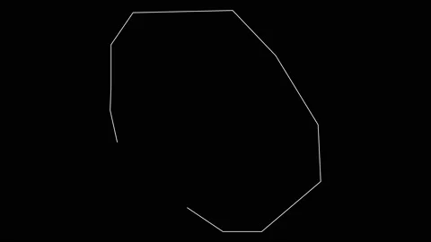 Maakel Eritrea region map outline animat... | Stock Video | Pond5