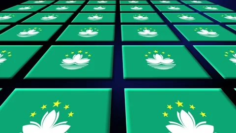 Macao Flag Animated Background 3d Animat... | Stock Video | Pond5