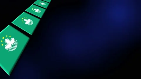 Macao Flag Animated Background 3d Animat... | Stock Video | Pond5