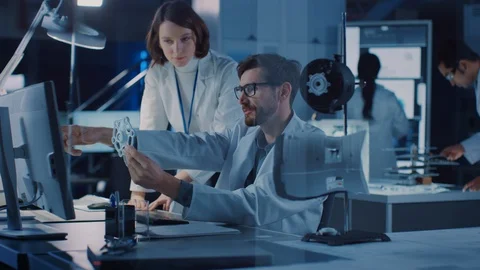 Machine Engine Development Engineer Work... | Stock Video | Pond5