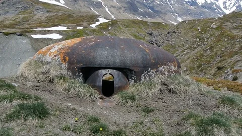Machine gun bunker of the World War II t... | Stock Video | Pond5