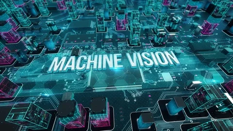 Machine vision with digital technology c... | Stock Video | Pond5